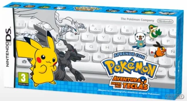 Pokémon Typing Adventure más el teclado Nintendo Wireless Keyboard para ...
