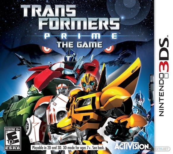 Portadas de Transformers Prime The Game para NDS, 3DS y Wii