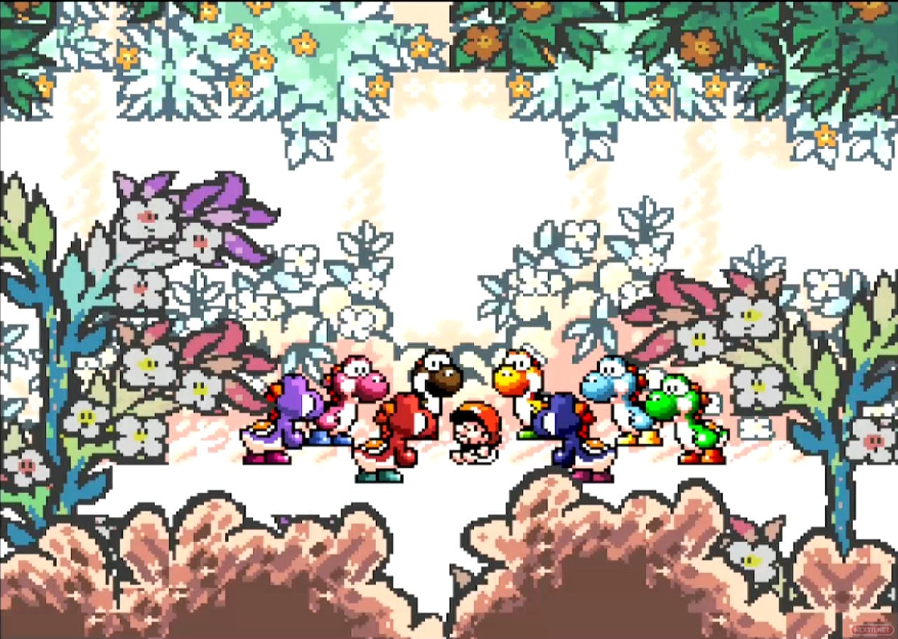 ¿Cómo consiguió Yoshi's Island su estilo de dibujo a mano?