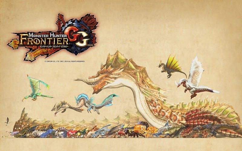Tráiler de lanzamiento e imágenes Monster Hunter Frontier GG