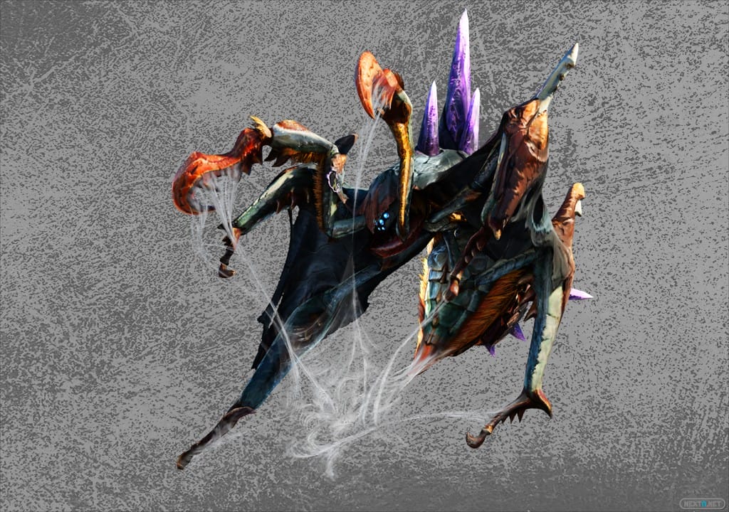 Najarala, Nerscylla y Zamtrios, nombres occidentales de tres monstruos ...