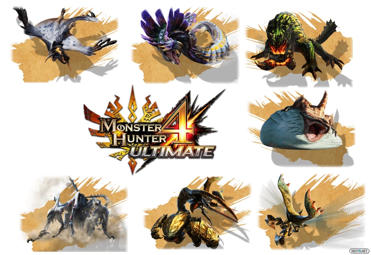 Galería de imágenes con siete aterradoras subespecies que encontrarás en Monster Hunter 4 Ultimate