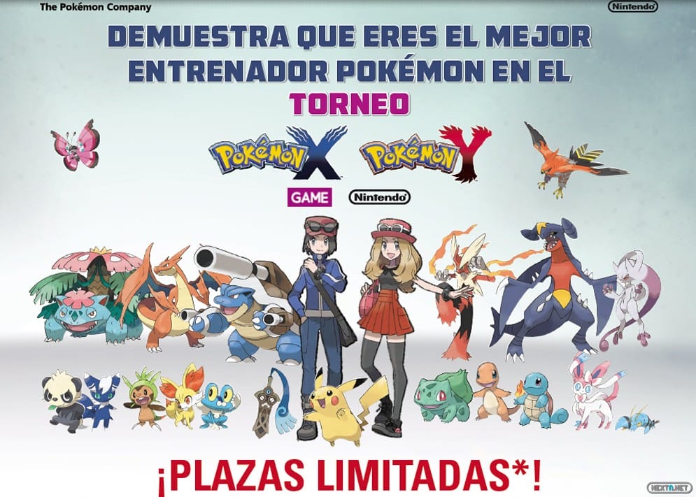 ¡Preparaos para el Torneo Pokémon X - Y, organizado por Nintendo y GAME!