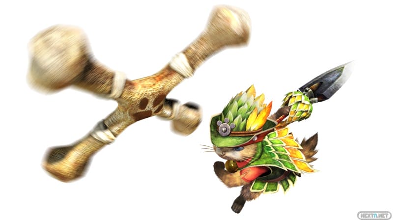 Variedad de posibilidades de los Nyanter en Monster Hunter X