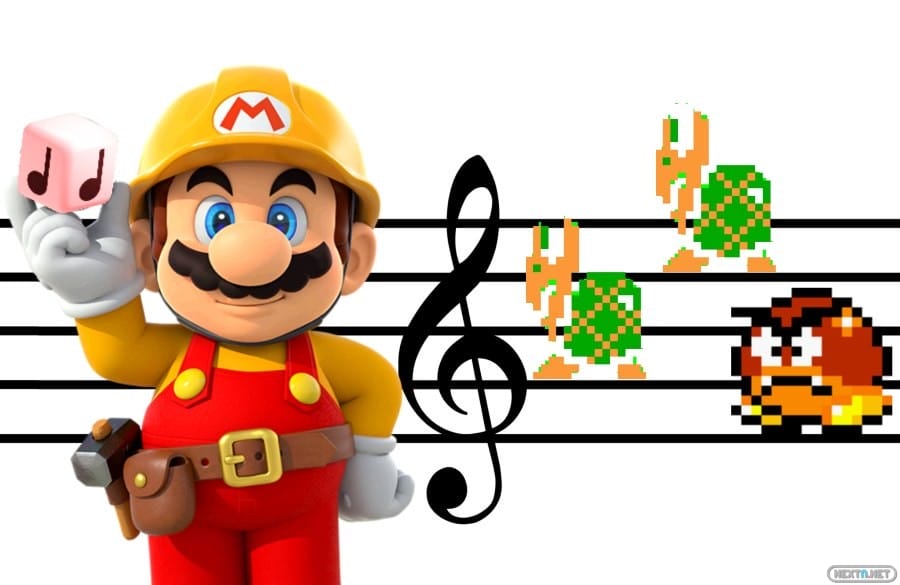 Todos los instrumentos disponibles en Super Mario Maker