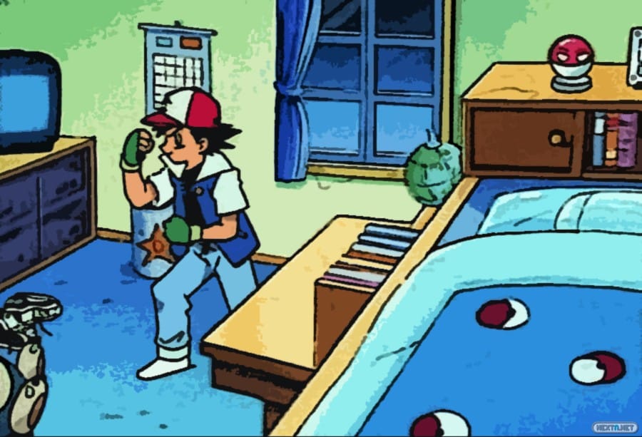 Reproducen la habitación de Ash Ketchum en Unreal Engine 4