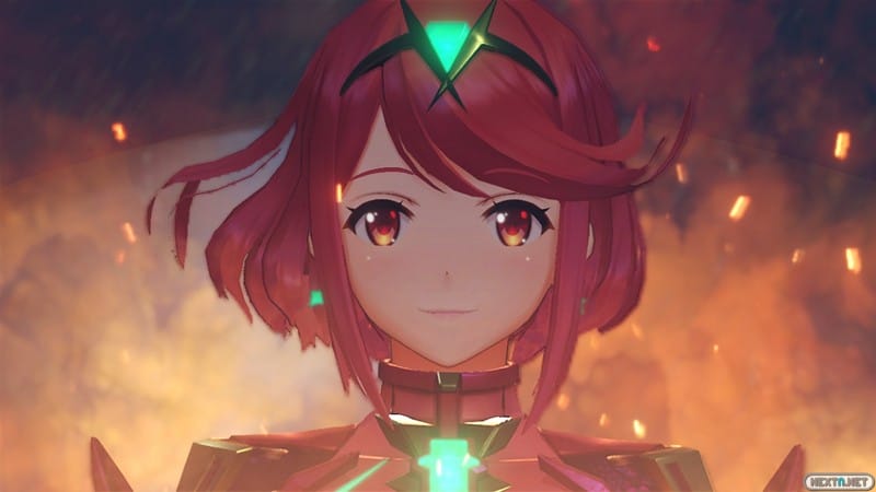 Sorteo nipón ilustraciones Pyra Xenoblade Chronicles 2 vistiendo kimono