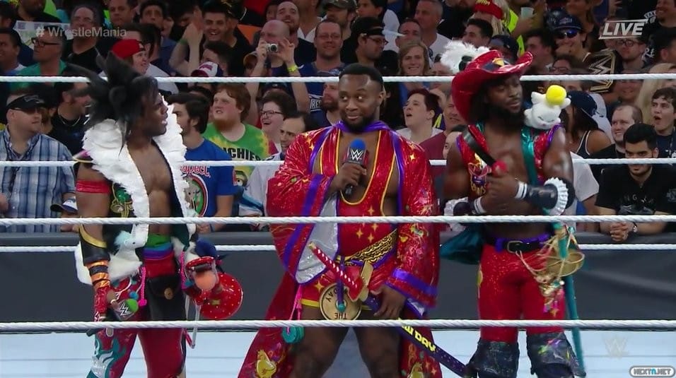 The New Day se visten de Final Fantasy XIV en Wrestlemania de la WWE