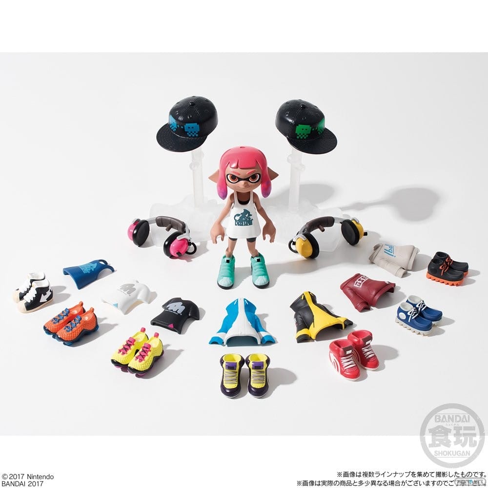 Imágenes y detalles de mini figuras Splatoon 2 de la colección Candy Toy
