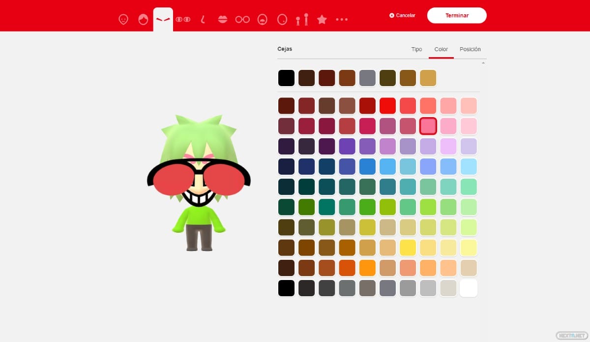 Studio Mii, la web app donde poder crear personajes Mii