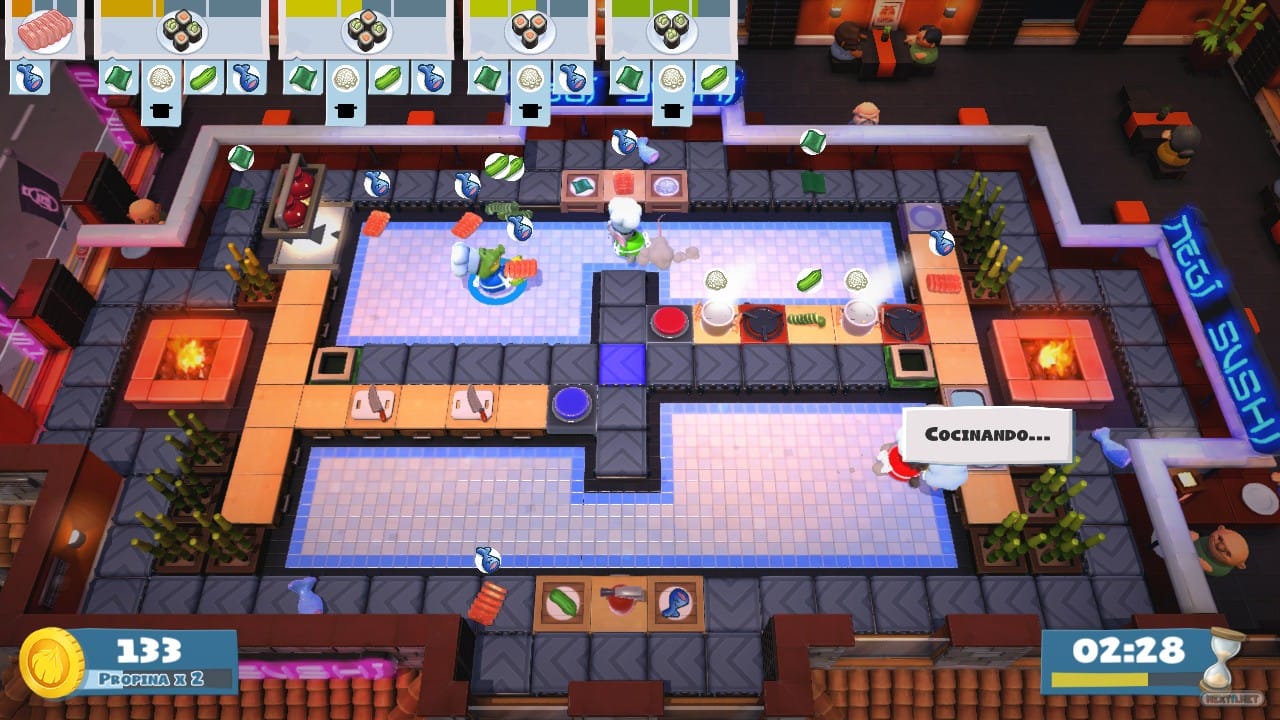 Análisis - Overcooked 2 (Nintendo Switch). Pe-switch-dilla en la cocina