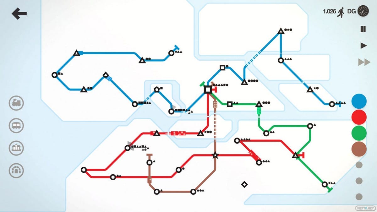 Análisis - Mini Metro (Nintendo Switch). ¡Pasajeros al tren!
