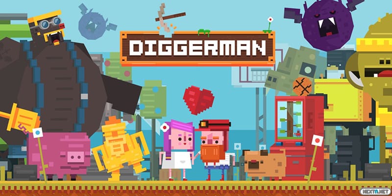 Diggerman, el arcade estrena gameplay en su camino hacia Switch