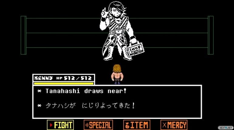 Undertale se pasa al wrestling gracias Kenny Omega y Toby Fox