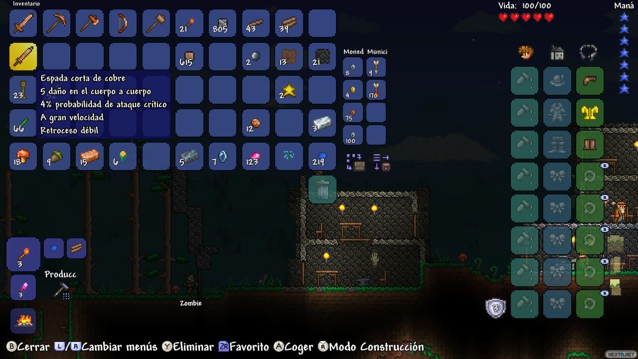 Análisis Terraria - Nintendo Switch. Vuelve el popular sandbox