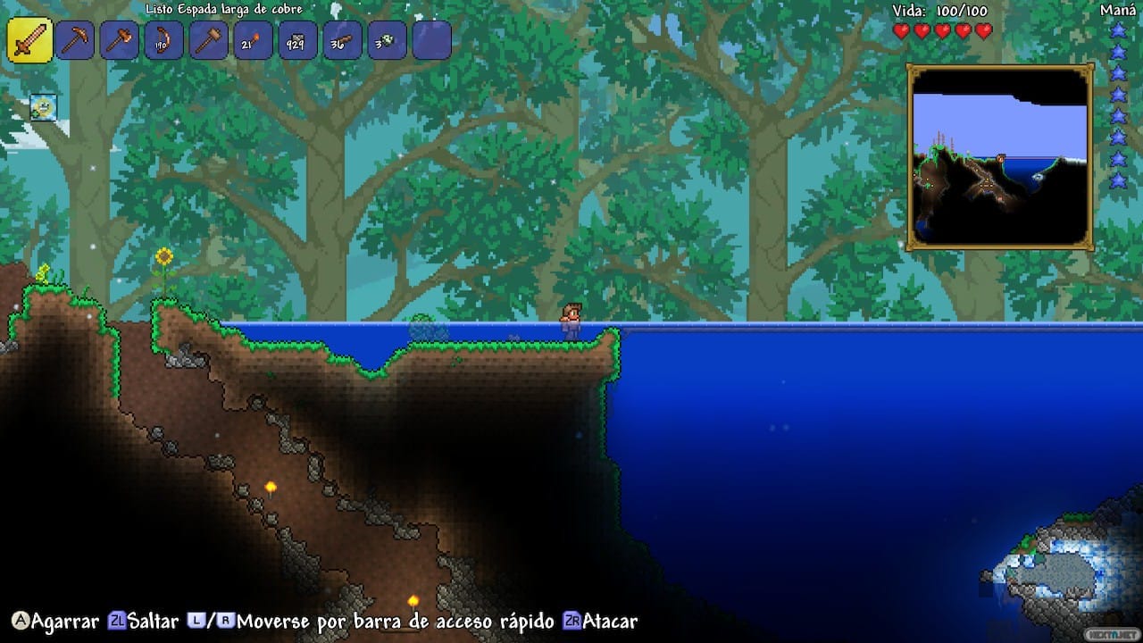 Análisis Terraria - Nintendo Switch. Vuelve el popular sandbox