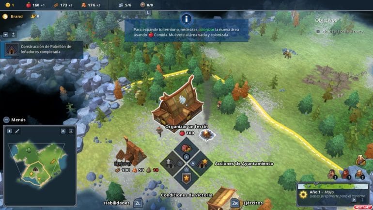 Análisis Northgard - Nintendo Switch. Estrategia vikinga con personalidad