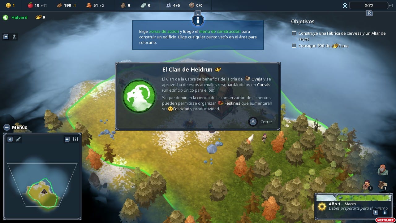 Análisis Northgard - Nintendo Switch. Estrategia vikinga con personalidad