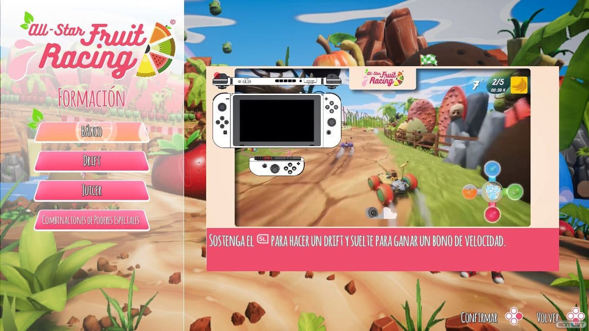 Análisis - All-Star Fruit Racing (Nintendo Switch). Las carreras son la ...