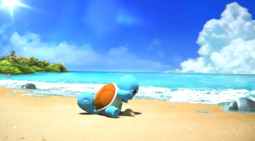Pokémon publica un ASMR oficial de Squirtle en la playa