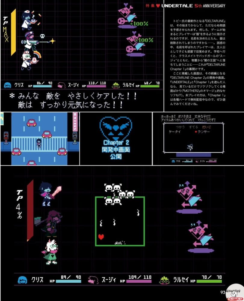 Deltarune muestra nuevos detalles del desarrollo e imagenes