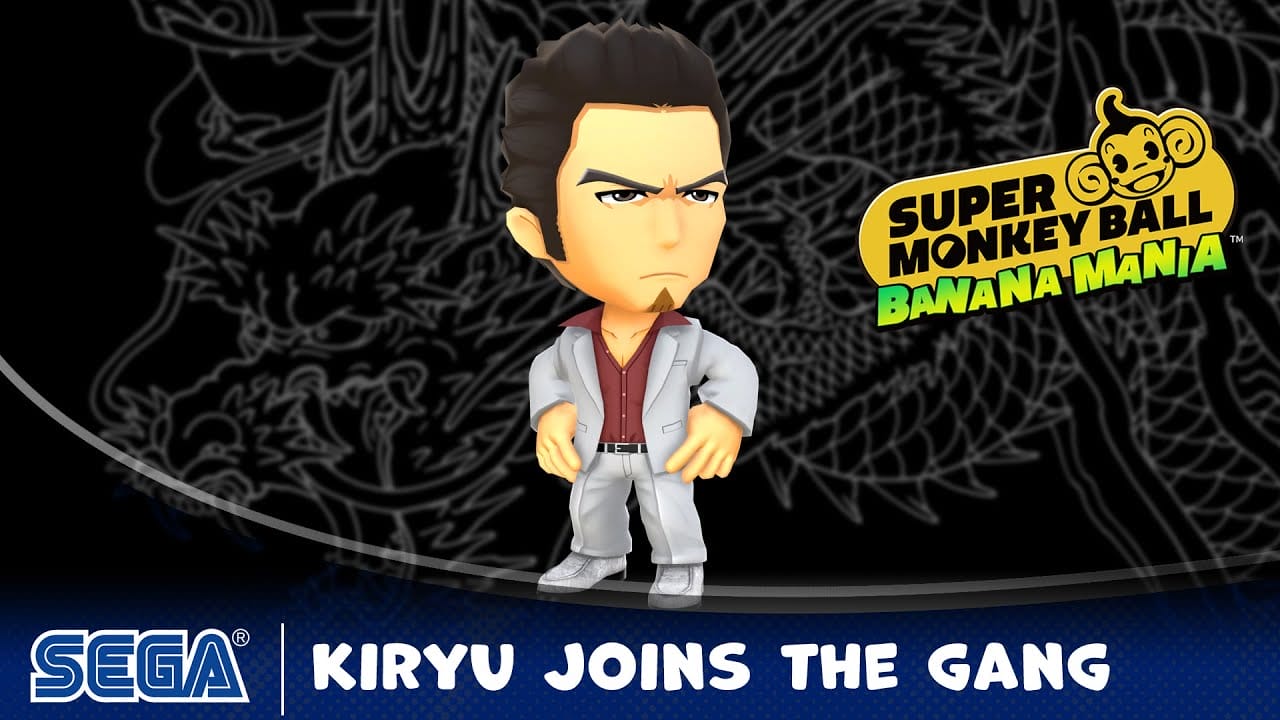 Super Monkey Ball: Banana Mania añade a Kazuma Kiryu de Yakuza