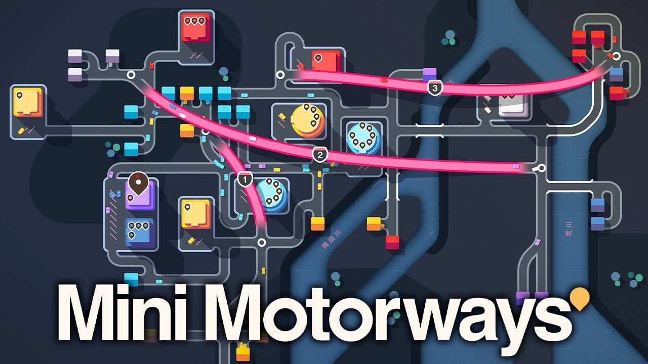 Mini Motorways comienza a construir sus carreteras en Nintendo Switch