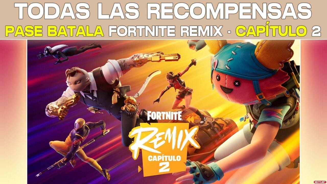Fortnite Remix Capítulo 2 - Pase de Batalla: precio, recompensas